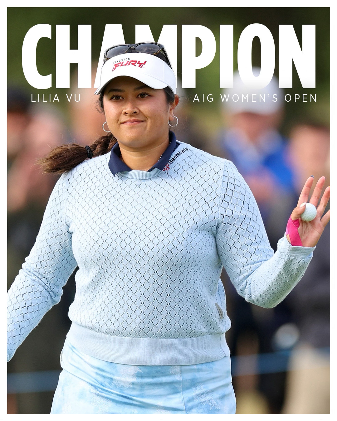 Vu shines to win her second major of the year with the Pro V1x and ...