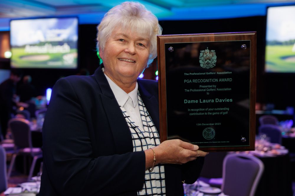 PGA RECOGNITION AWARD FOR DAME LAURA DAVIES - Golf Retailing