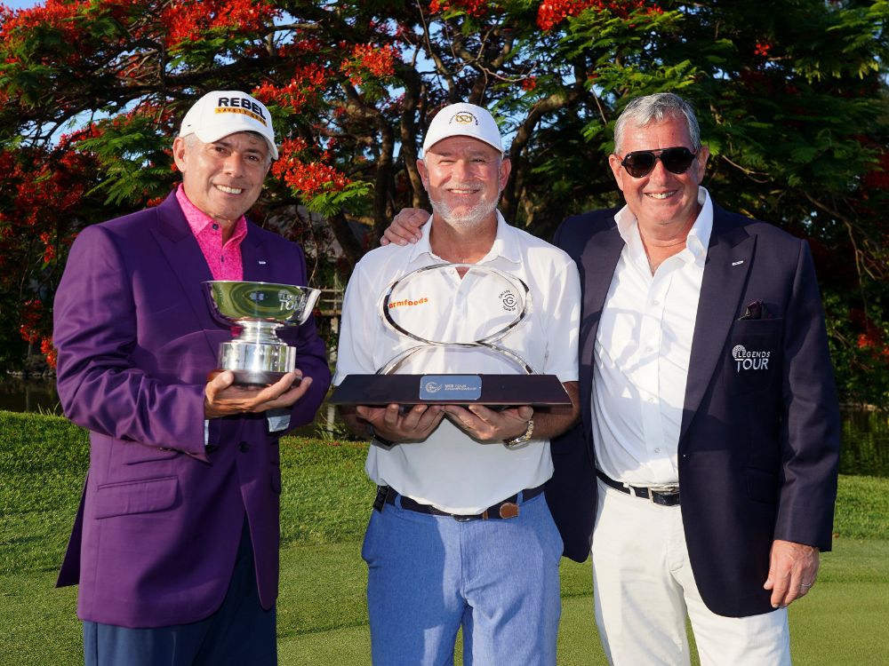 SkyCaddie GPS celebrates 80% win rate on Legends Tour