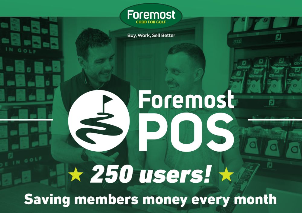 FOREMOST GOLF HITS NEW MILESTONE SURPASSING 250 POS USERS